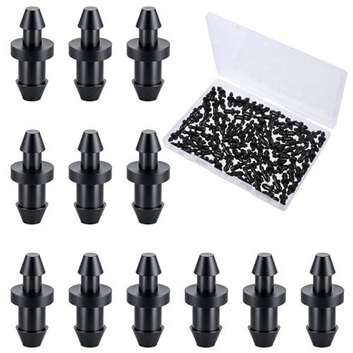 100 PCS Drip Irrigation Plugs 1/4 Inch Tubing Fittings End Plug Drip | eBay