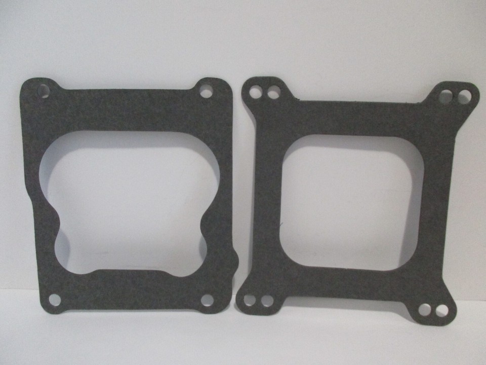 HOLLEY TO QUADRAJET/SPREADBORE THERMOQUAD ALUMINUM 3/4" CARB SPACER ...