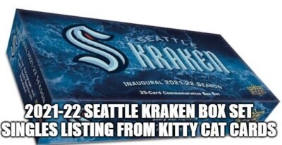 2021-22 Upper Deck Seattle Kraken Box Set Single Fill Complete Pick ...