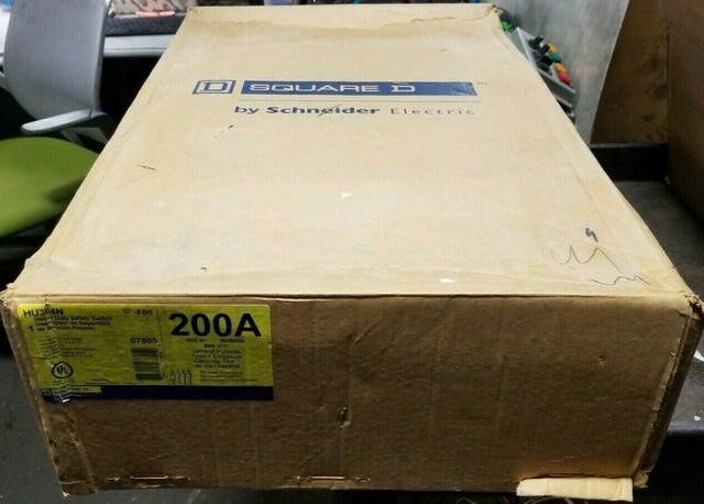 Square D 200 Amp Safety Switch H364n 600 VAC for sale online | eBay