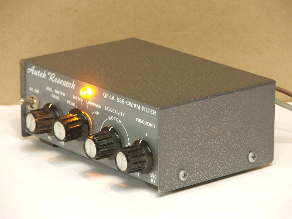 Autek Research QF-1A Ham Radio SSB CW AM Filter - AC/DC - W/ Manual ...