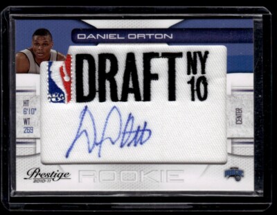 2010-11 Panini Prestige NBA Draft Class Logo Signatures Daniel Orton ...