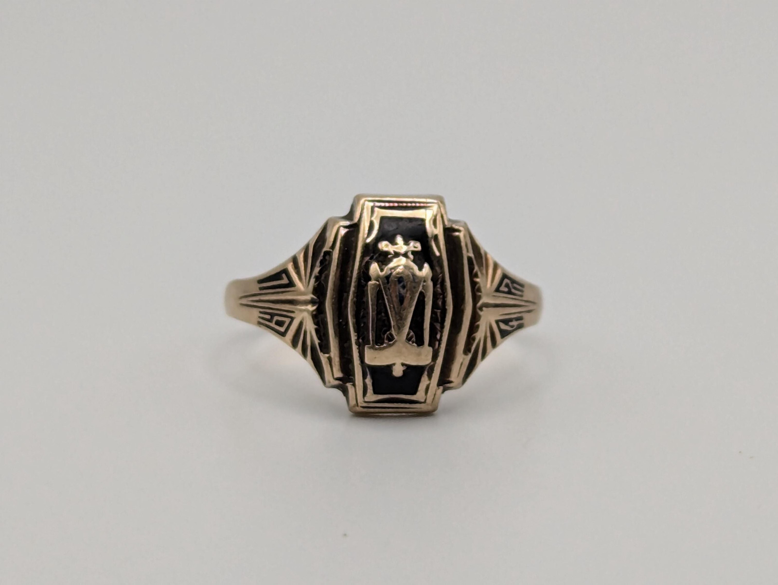 Antique 10k 1942 Jostens Class Ring. Vintage Class Ring. Signet Ring ...