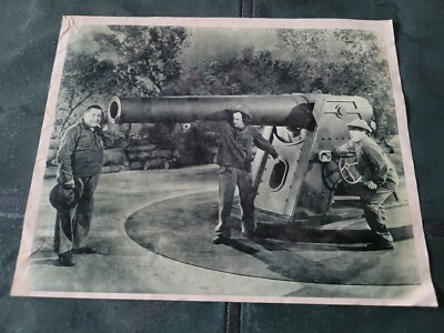 Vintage THREE STOOGES MOVIE cannon curly moe lary poster sign | eBay