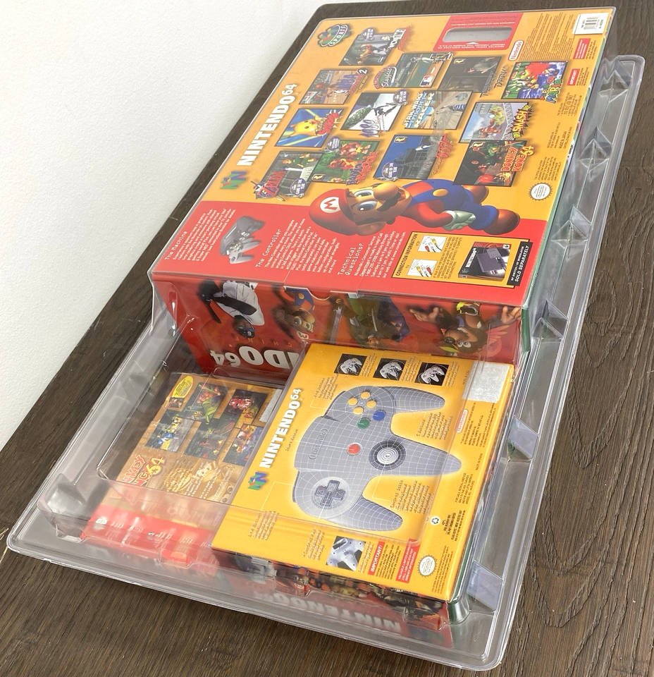 Nintendo 64 N64 Console Donkey Kong DK Bundle New in Box Factory Sealed ...