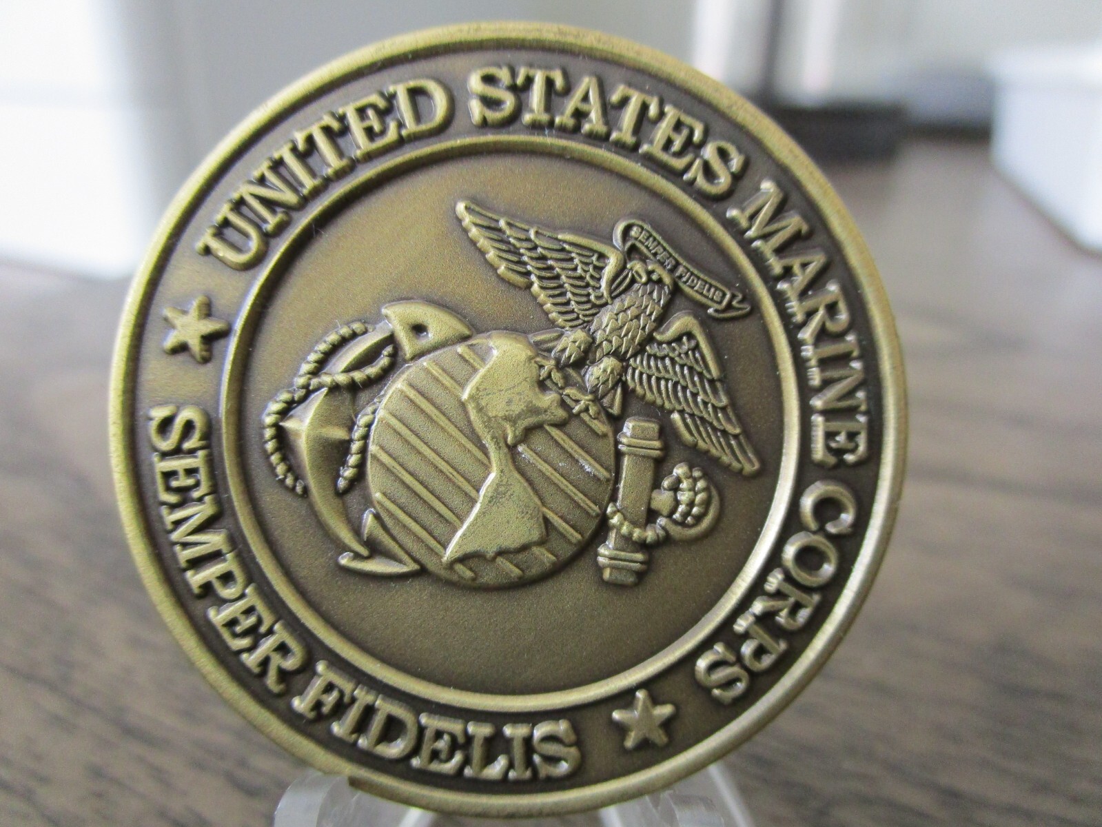 USMC United States Marine Corps 1st Marine Division SSGT Challenge Coin ...