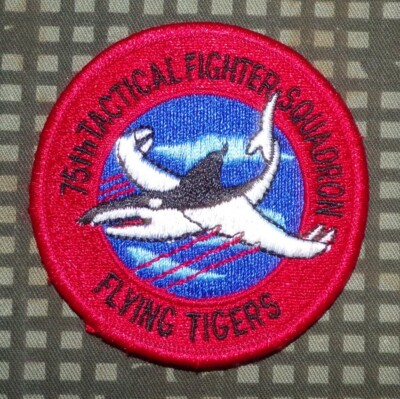 US Air Force 76th Tactical Fighter Squadron Flying Tigers Full Color ...