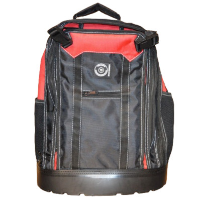 TS Hard base canvas tool backpack bag - Internal pockets & expanding ...