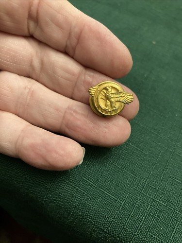 US Brass Button Lapel Pin Rivet Gold Tone Eagle | eBay