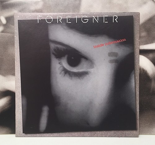FOREIGNER - INSIDE INFORMATION LP + INNER EX+/EX+ ITA 1987 ATLANTIC 78 ...