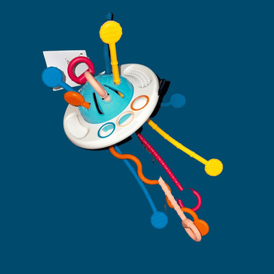 NWT Manmi Top Funny Puller Teether and Sensory Exploration Toy | eBay