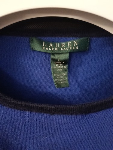 Lauren Ralph Lauren ladies pullover sweater ladies size large colt bolt ...