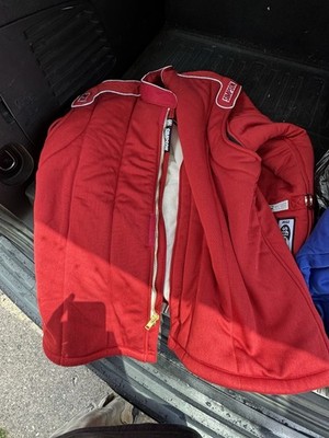 Simpson Racing 3-2A/20 Racing Fireproof Red Jacket 2XL | eBay