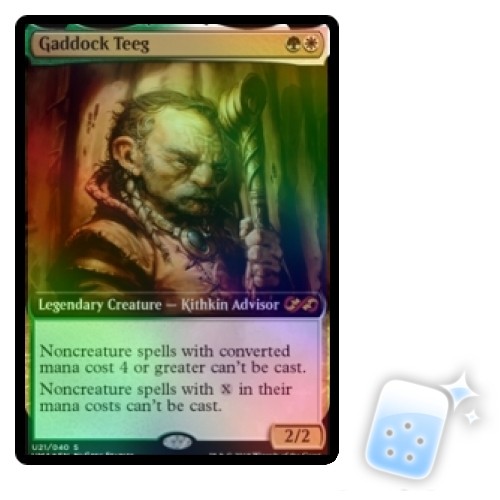 FOIL GADDOCK TEEG Ultimate Masters: Box Topper Magic MTG MINT CARD | eBay