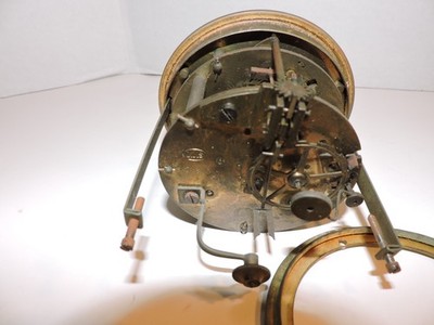 Antique French Japy Freres ? Clock Works Signed JJS 7850 Parts Only | eBay