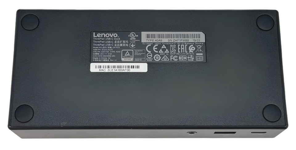 Lenovo USB-C Dock Station for ThinkPad T14 T14s T15 X13 L14 L15 w/ 90W ...