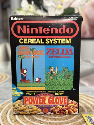 Authentic 1988 Ralston Nintendo Cereal System Mario/Zelda Box | eBay