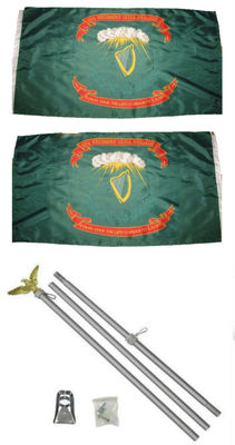 3x5 69th Irish Brigade Ireland 2ply Flag Aluminum Pole Kit Set 3'x5' | eBay