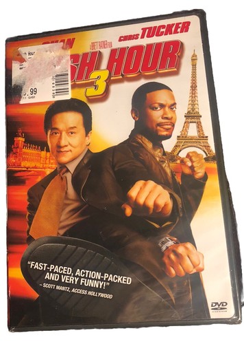 Rush Hour 3 Jackie Chan Chris Tucker DVD BRAND NEW ~Factory Sealed ...