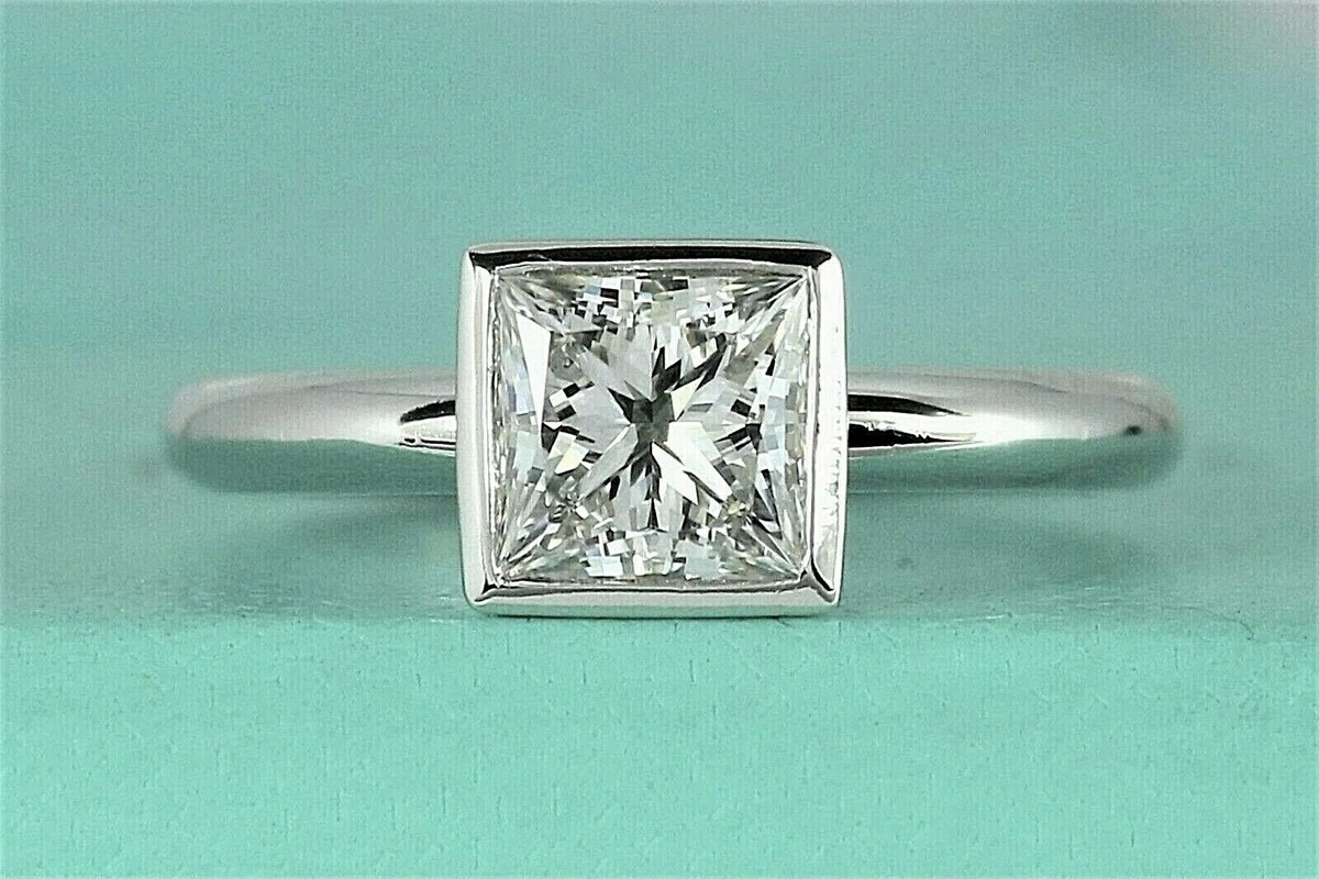 Tiffany Princess Cut Tiffany Ring Aus 950 Platin: 1