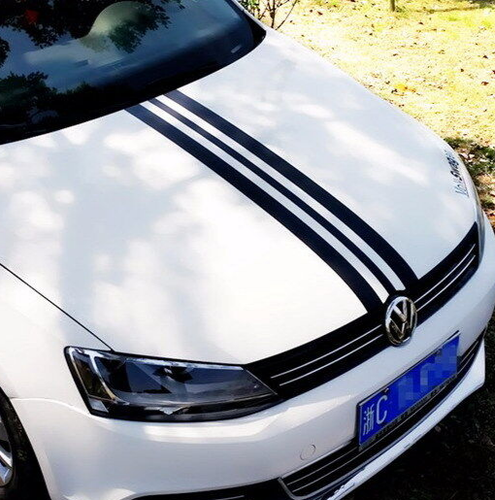 Car Decals Rally stripes for Bora Golf GTI GOL POLO Vinyl Hood Stickers ...