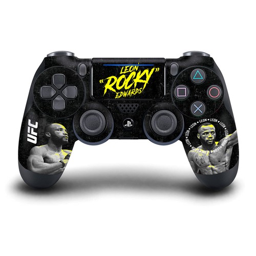 OFFICIAL UFC LEON EDWARDS VINYL SKIN DECAL FOR DUALSHOCK 4 CONTROLLER ...