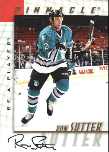 1997-98 Be A Player Autographs #106 Ron Sutter Auto Card | eBay