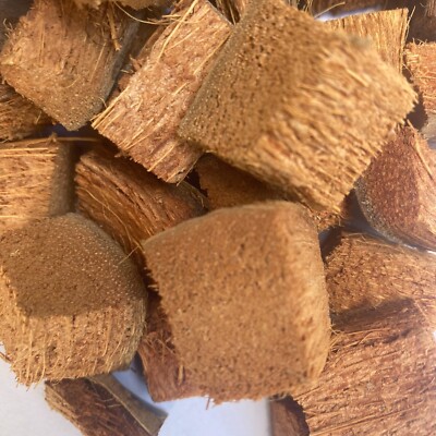 coconut husk pieces natural organic media growing for any plant fiber ...