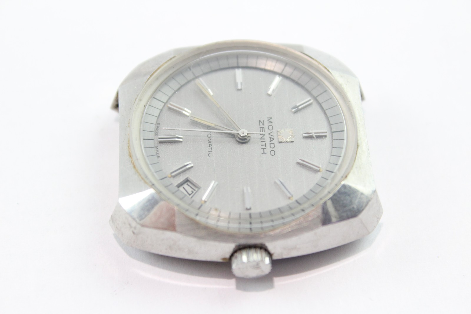 Vintage Movado Zenith Watch Head Automatic UNTESTED | eBay