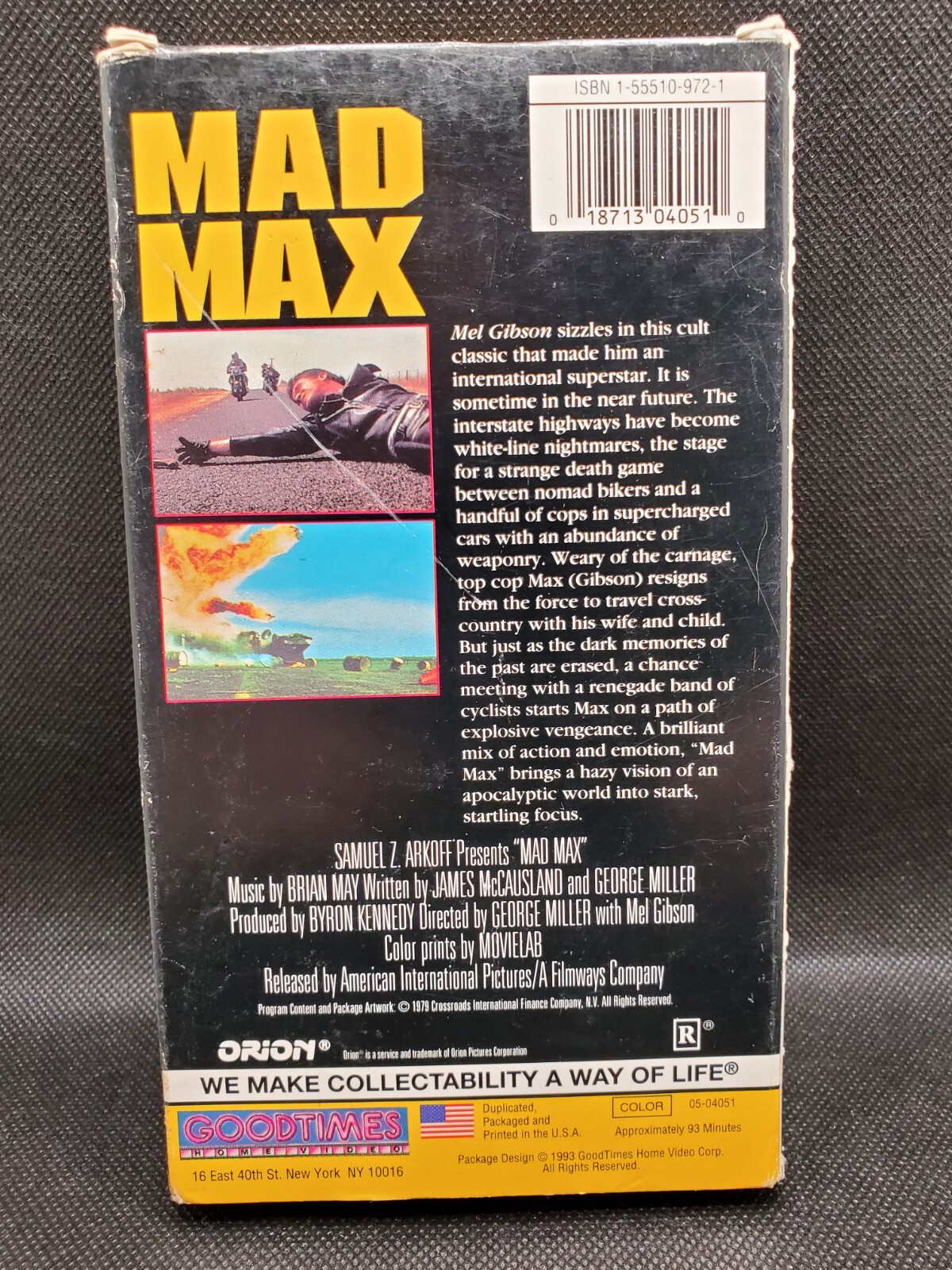 Mad Max (VHS) ORION GoodTimes Home Video 1993 18713040510| eBay