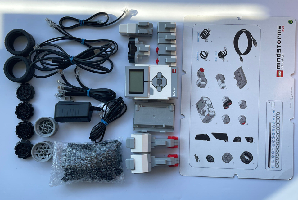 LEGO Mindstorms Education EV3 Core Set 100% Complete FREE CHARGER 45544 ...