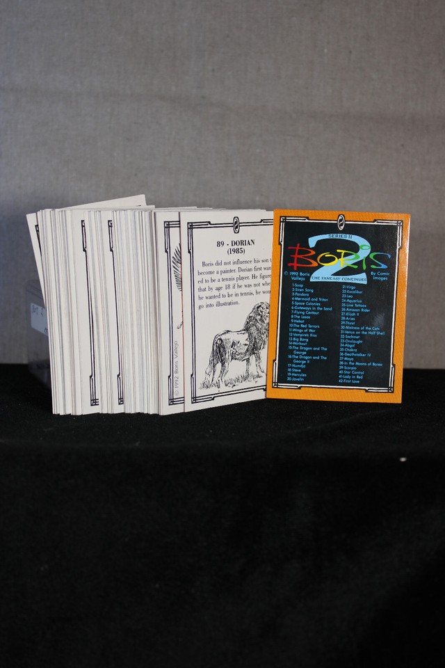 Boris-Series 2 by Boris Vallejo 1992 Trading Card Set Rare Complete Set ...