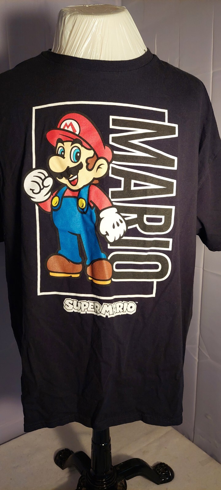 Super Mario Brothers Mario Large Graphic T-Shirt Size… - Gem