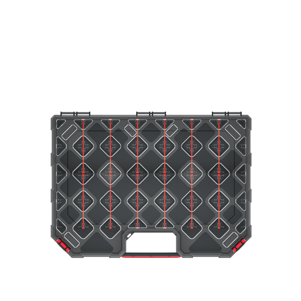 Tager DIY Storage Organiser Compartment Parts Cabinet Screws Carry Case ...