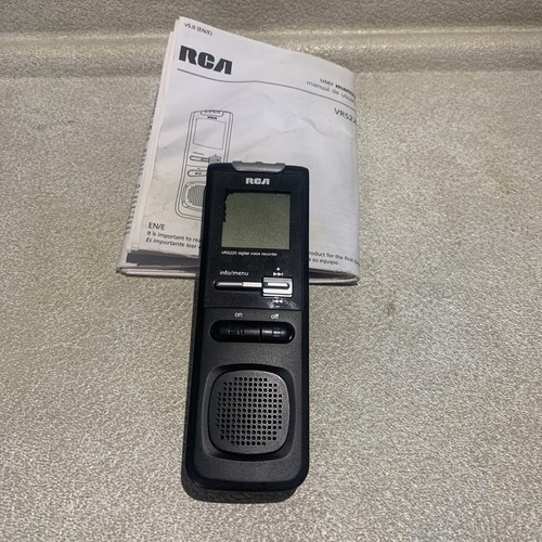 RCA VR5220 (512 MB, 200 Hours) Handheld Digital Voice Recorder ...