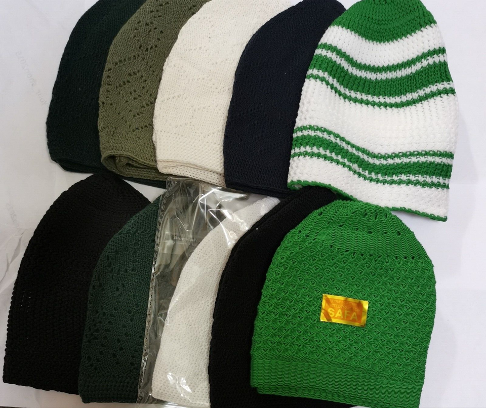 8 MENS TOPI MENS ISLAMIC CAP MUSLIM PRAYER MOSQUE HAT BOYS HEADWEAR | eBay