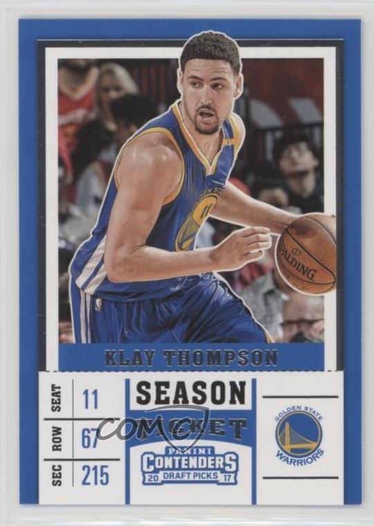 2017-18 Panini Contenders Draft Picks - Season Variation #30 Klay ...