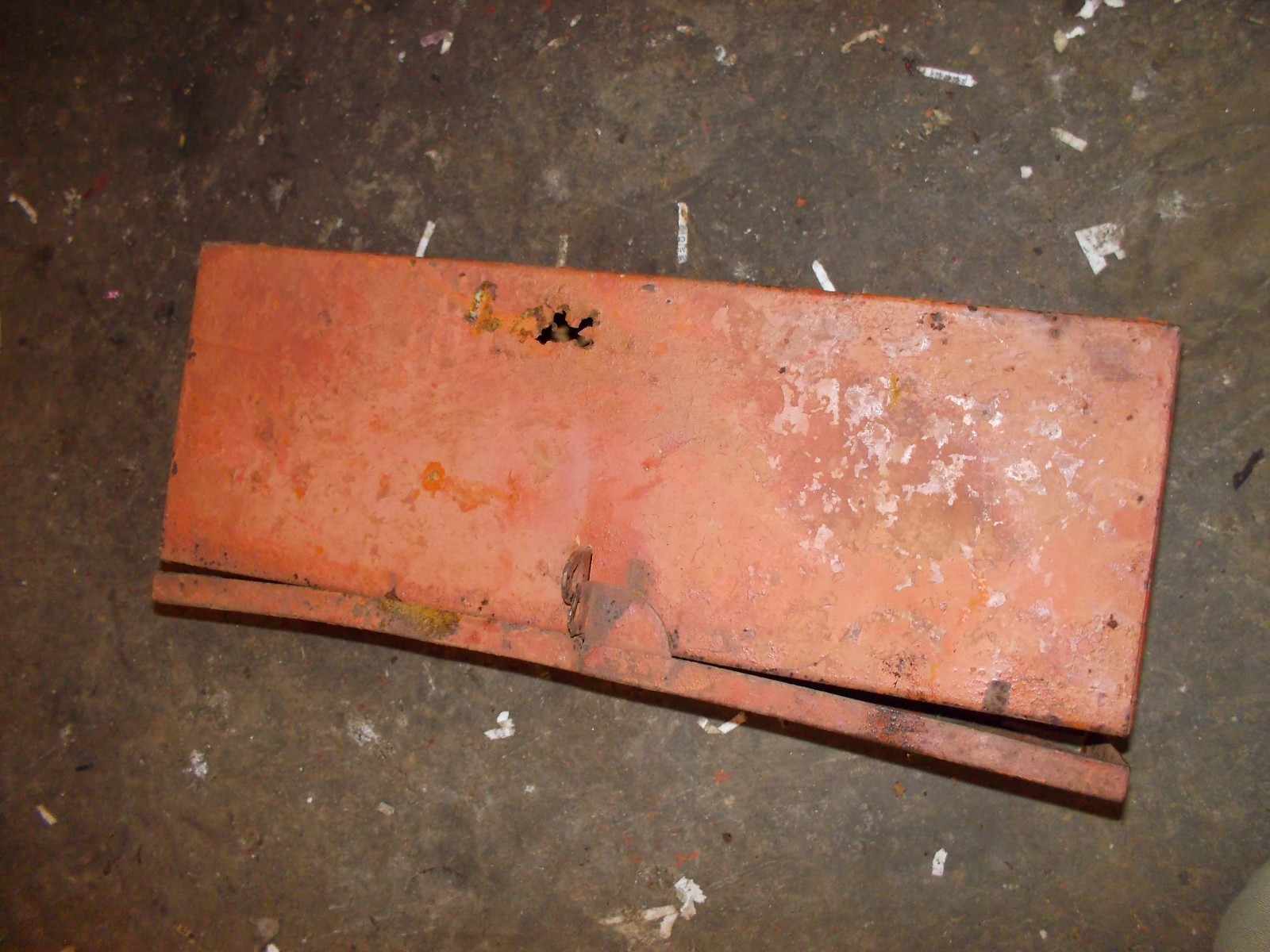 Allis Chalmers WD 45 WD45 tractor AC fender mount tool box w/lid | eBay