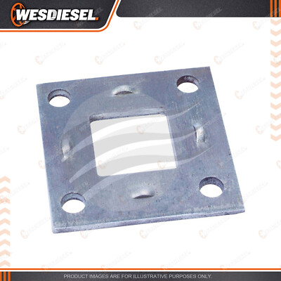 ARK Square Weld On Mounting Plate suits 40mm Square Axle Plain Steel ...