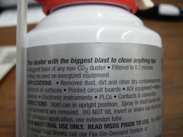 Chemtronics Es1020 Ultra Jet Non-co2 Spray Air Duster 10oz for sale ...