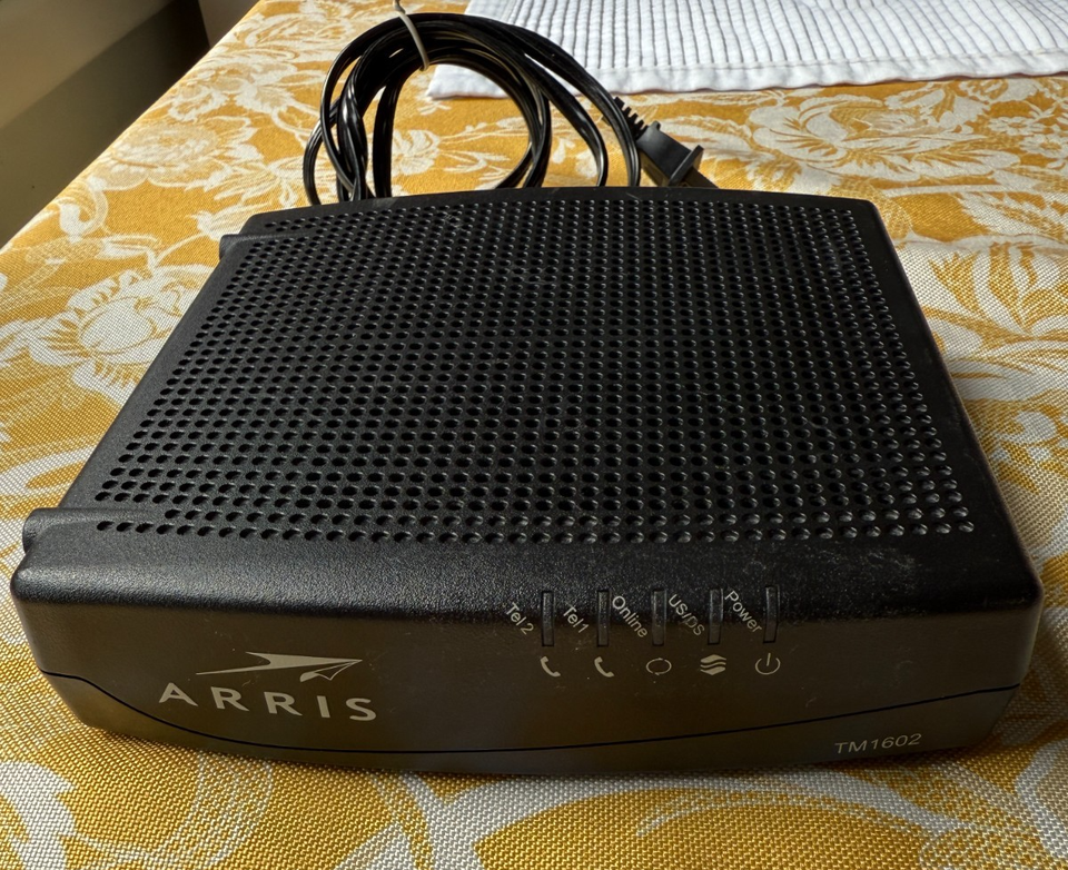 ARRIS TM1602 Cable Modem DOCSIS 3.0 with power cord | eBay