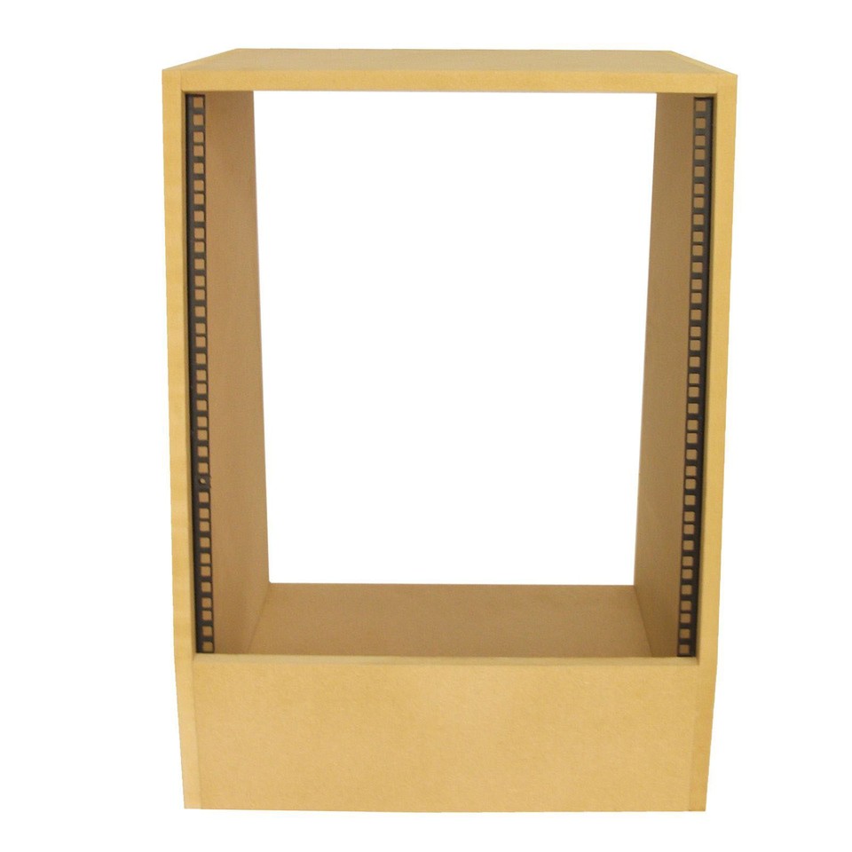 12u 19 inch Angled Rack Unit - Recording Radio Audio Studio AV Producer ...