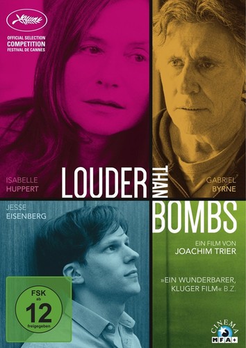 Louder Than Bombs (DVD) Jesse Eisenberg Gabriel Byrne Isabelle Huppert ...