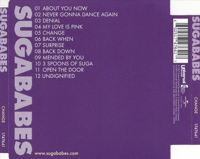 SUGABABES CHANGE [BONUS TRACK] NEW CD 602517476417| eBay