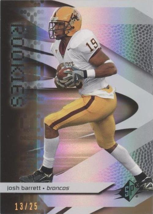 2008 SPx - Rookies Josh Barrett #115 Gold /25 (RC) for sale online | eBay