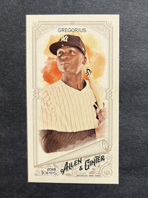 2018 Topps Allen & Ginter's Mini A&G Back Didi Gregorius #41 New York ...