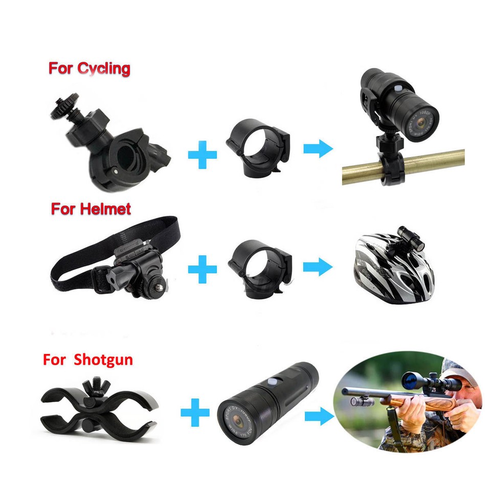 US 32GB Shotgun,Rifle Sport Action Camera 1080P HD Mini DV Cam+Gun ...