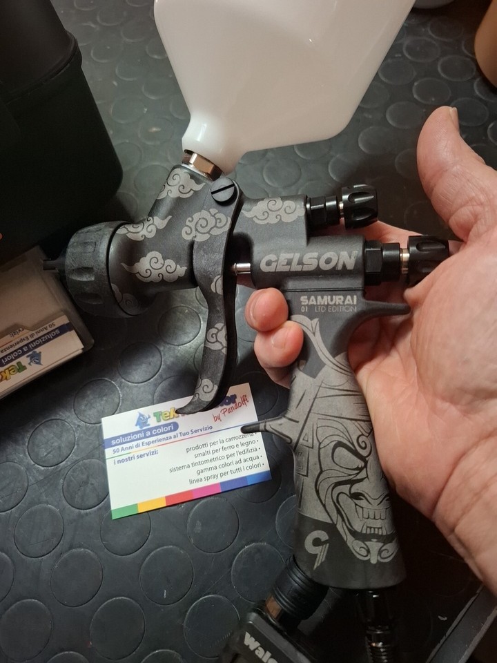 SPRAY GUN Genesi Carbonio 360 EVO HALO Base 1,3 "SAMURAI LTD EDITION ...