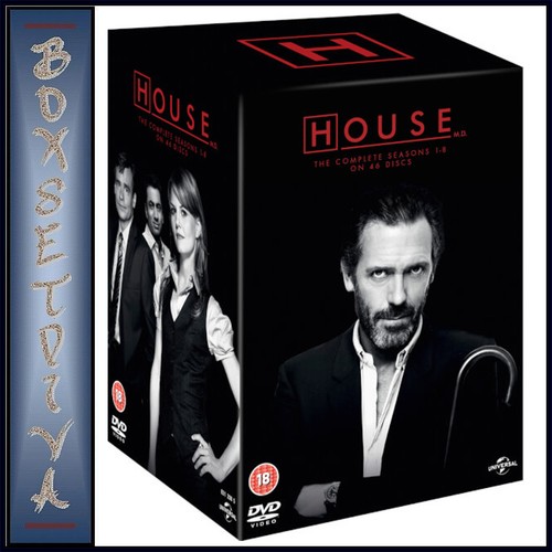 HOUSE - THE COMPLETE SERIES - SEASONS 1 2 3 4 5 6 7 & 8 **BRAND NEW DVD ...