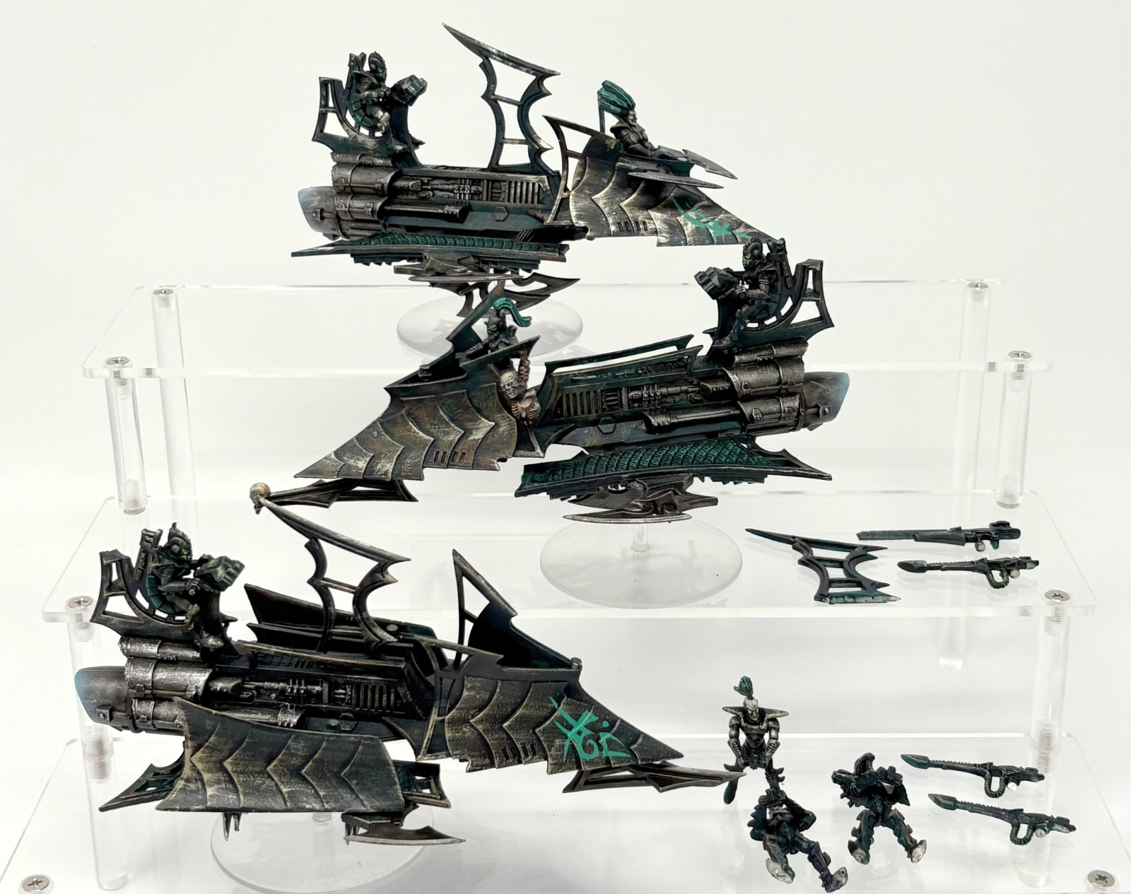 Warhammer 40k: Dark Eldar - Raiders Lot (3 Vehicles, Magnetized ...